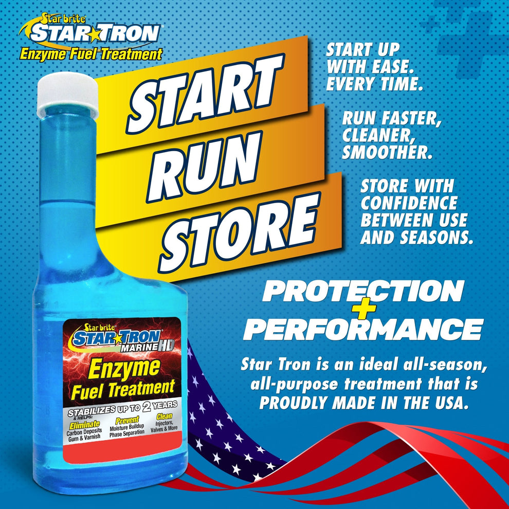 Star Tron Enzyme Fuel Treatment - Heavy Duty Marine Formula – Star ...