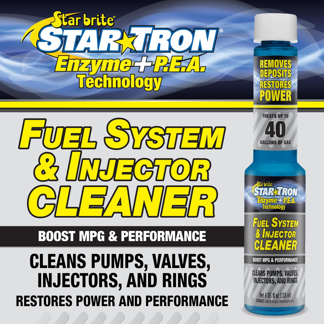 Star Tron Enzyme Fuel System & Injector Cleaner & PEA Tech – Star brite ...